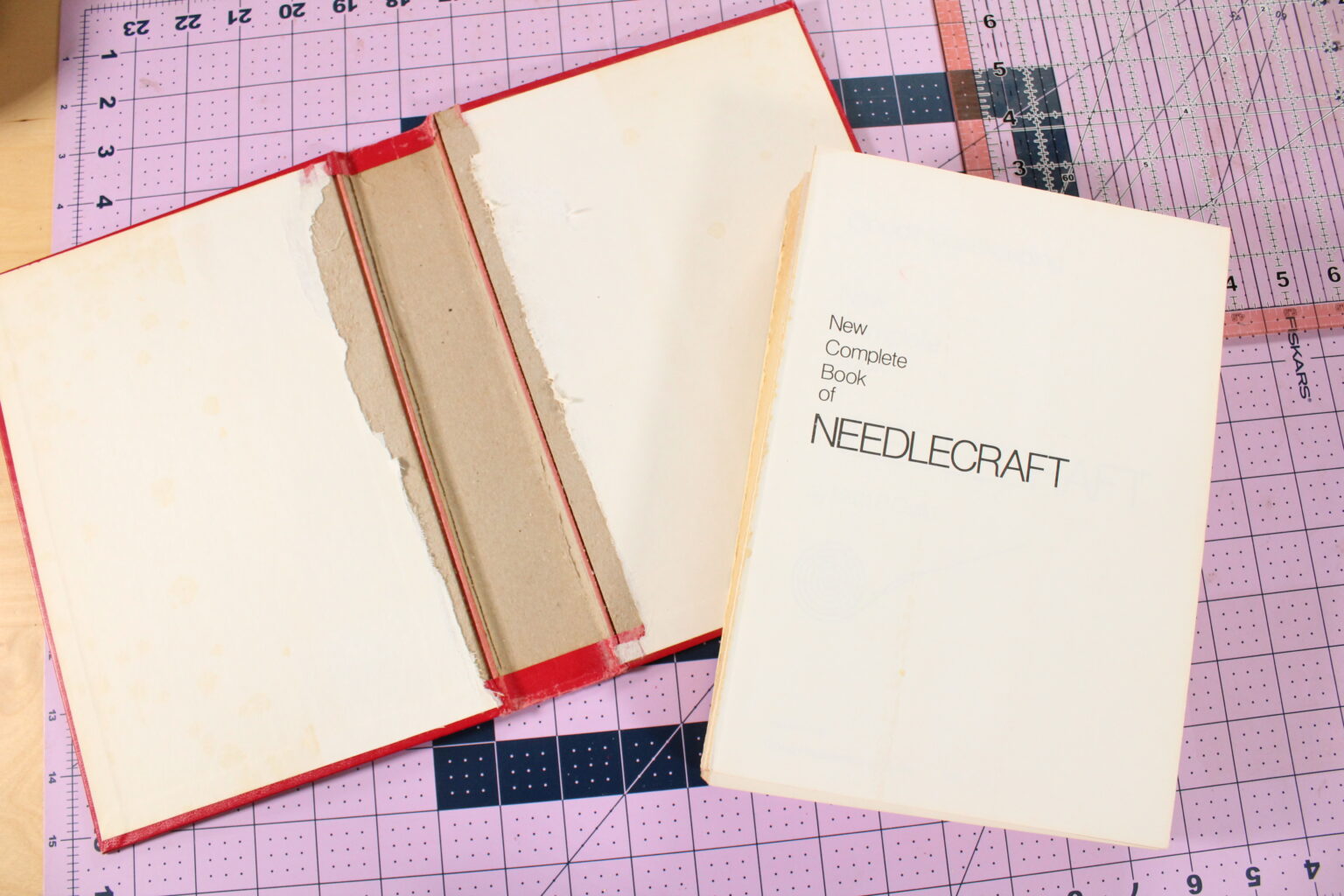 DIY Embroidered Book Cover