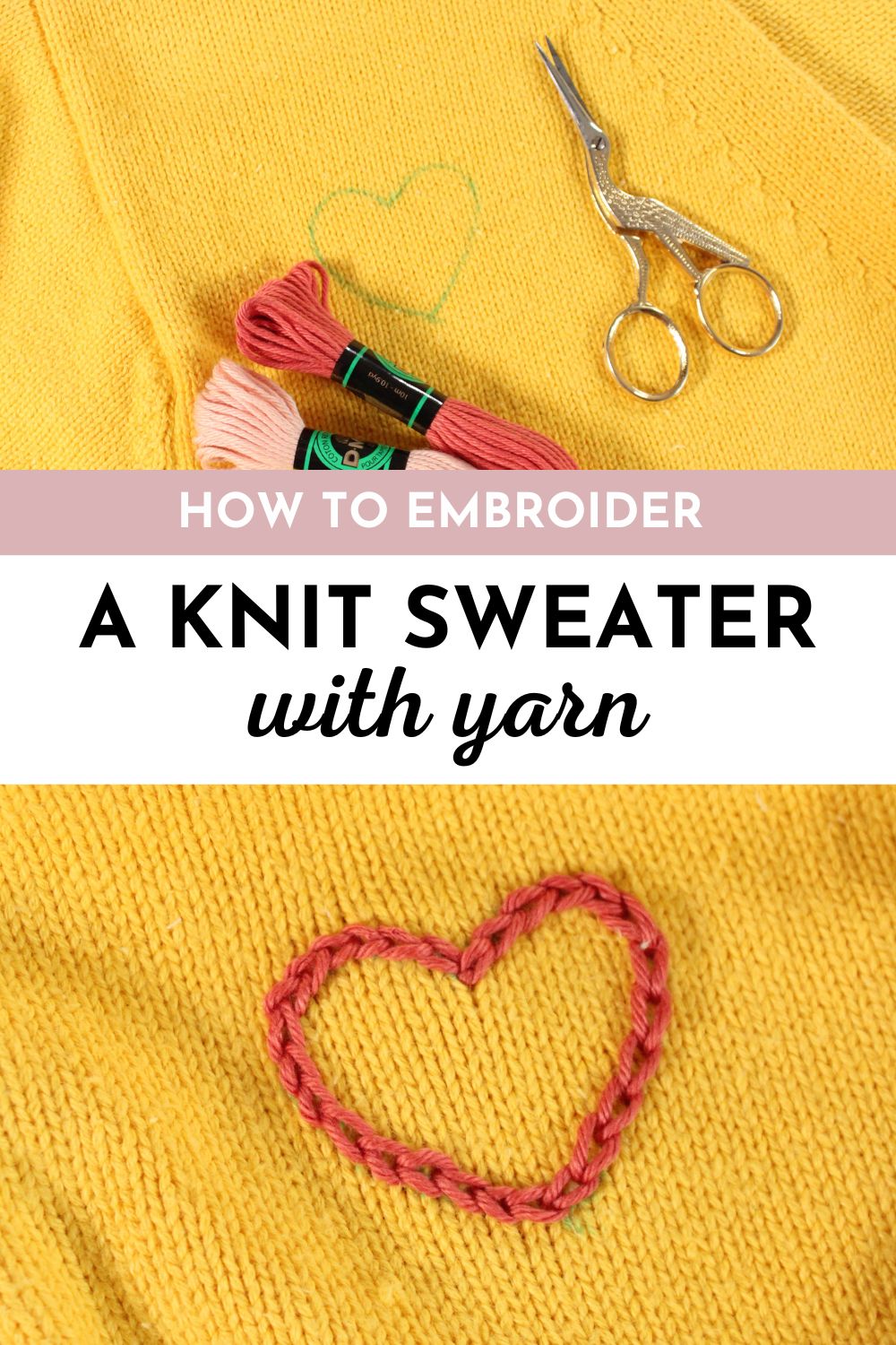 DIY Guide: Hand Embroidering Names & Designs on Sweaters