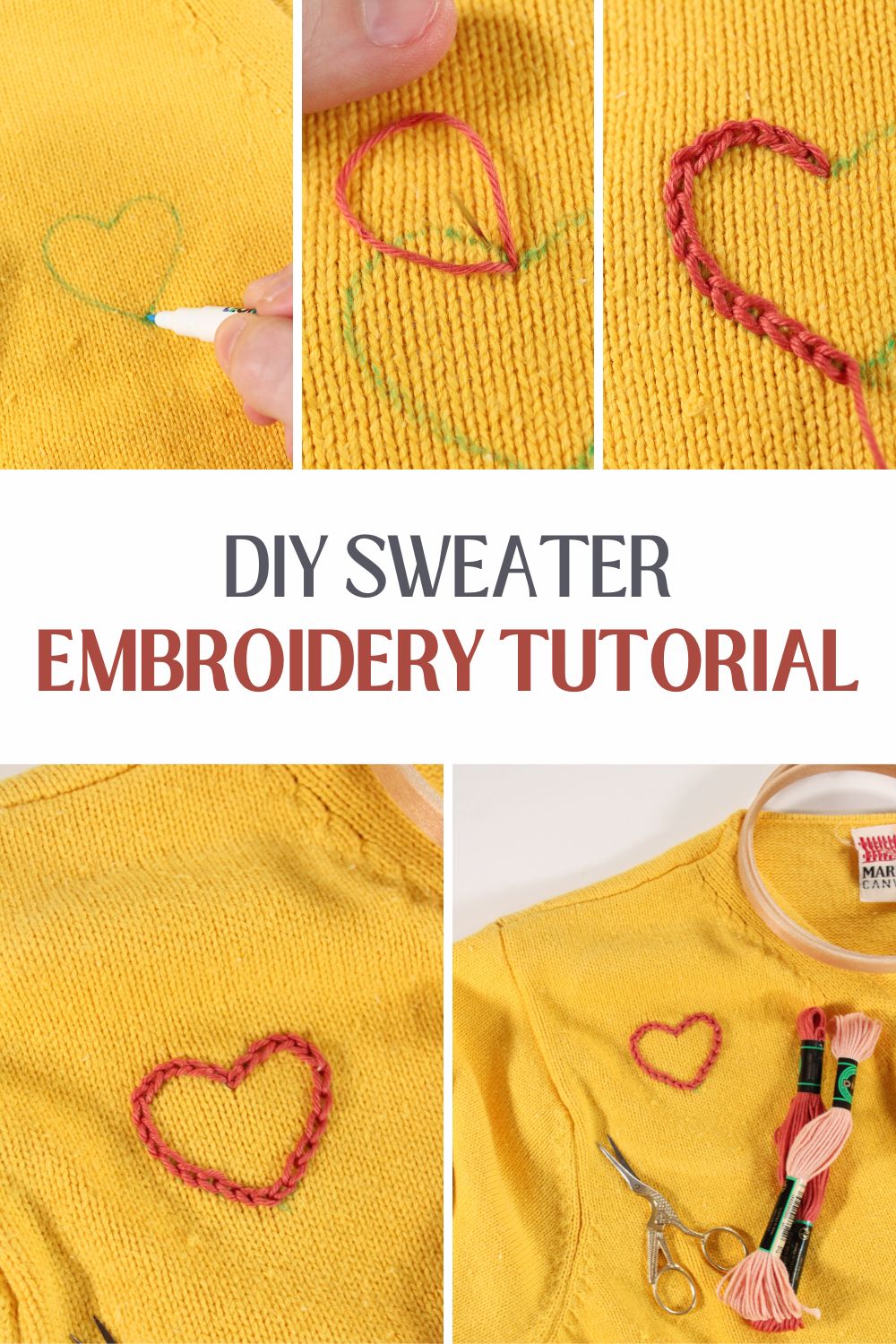 DIY Guide: Hand Embroidering Names & Designs on Sweaters