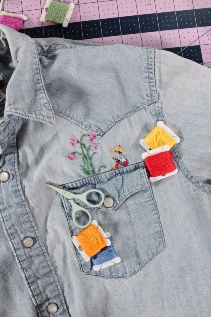 How To Cross Stitch On Clothes - Customize Your Garments!