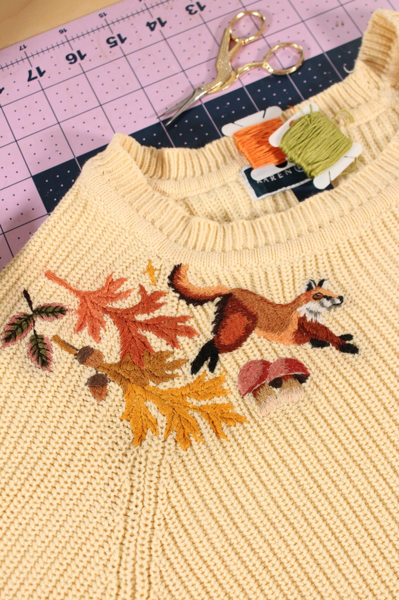 Using Tender Touch Stabilizer For Hand Embroidered Clothing