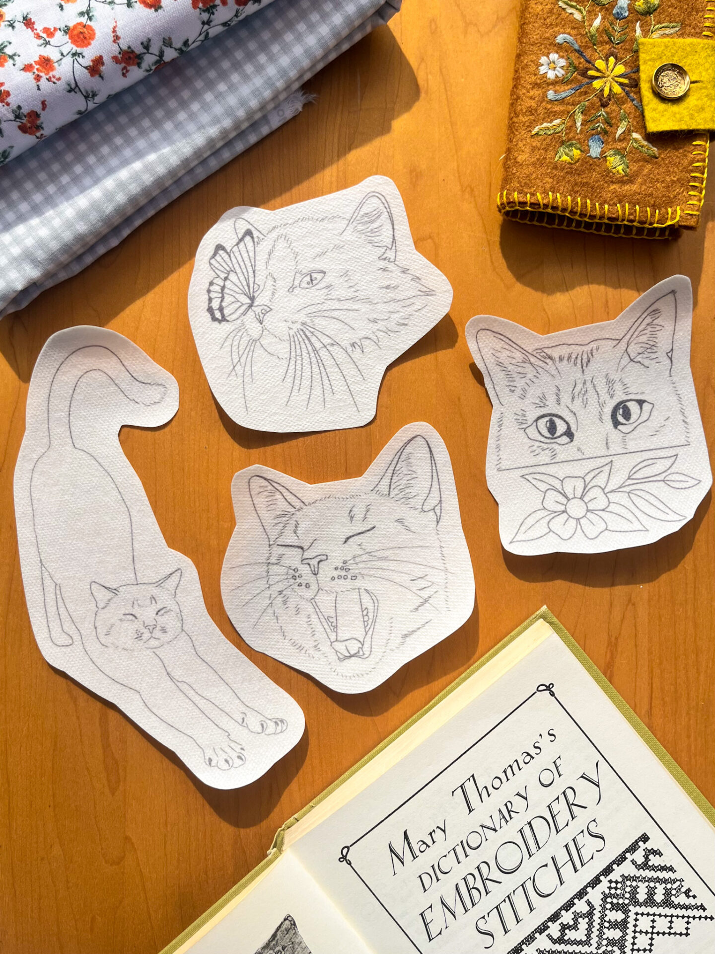 Cat Stick and Stitch Designs