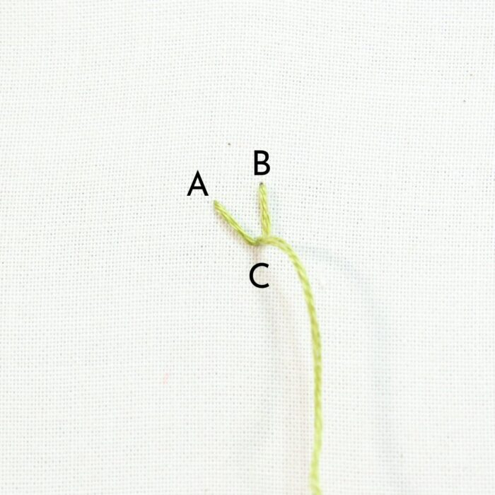 Learn The Closed Feather Stitch