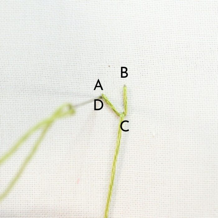 Learn The Closed Feather Stitch