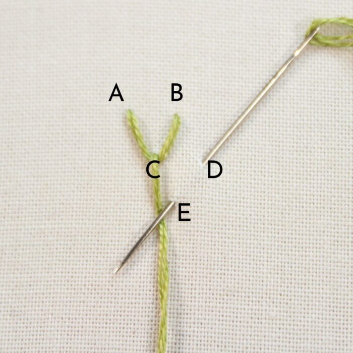 Easy Feather Stitch Embroidery Tutorial